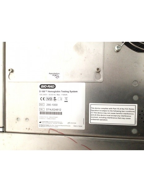 Bio-Rad D-100 Hemoglobin Testing System - Alternup Medical