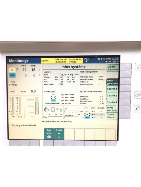 Drager Fabius Ventilator with MP70 Monitor - Alternup Medical