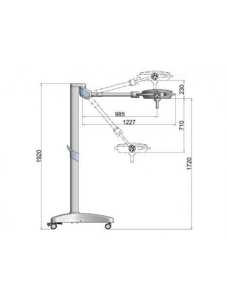 RIMSA Pentaled 30E Mobile Surgical Light