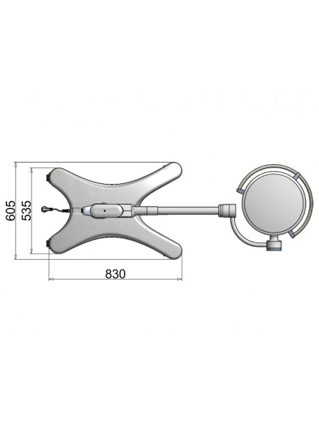 RIMSA Pentaled 30E Mobile Surgical Light