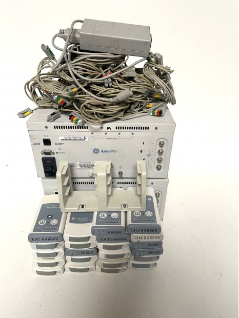 Lot of GE Apex Pro T4 Telemetry Receivers + Servers - Alternup Medical