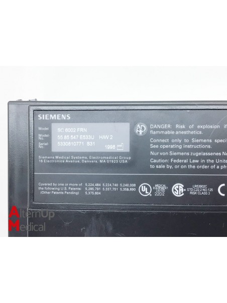 Siemens SC6002 Patient Monitor with printer - Alternup Medical