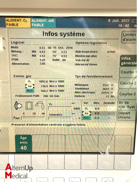 Drager Fabius Anesthesia Ventilator - Alternup Medical
