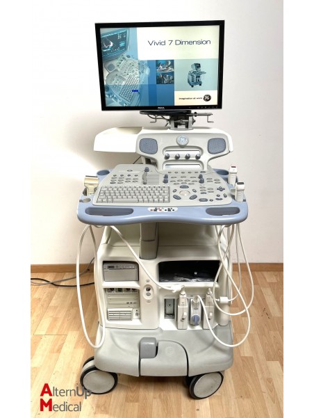 Ge Vivid 7 Dimension Cardiac Ultrasound Machine - Alternup Medical