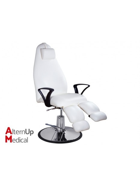 White Podology Mechanical Armchair - Alternup Medical