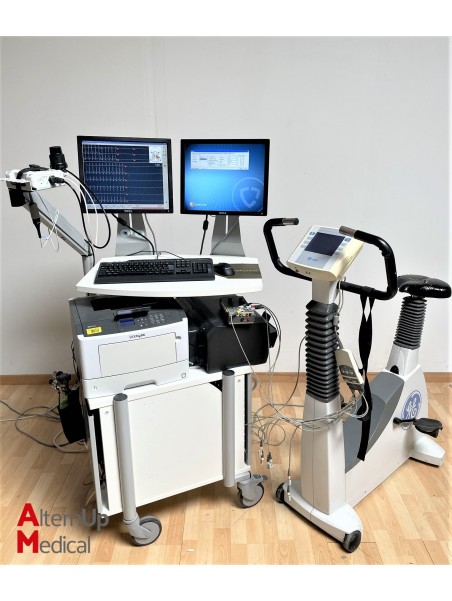 GE Stress Test Station with E-Bike and Spirometer - Alternup Medical