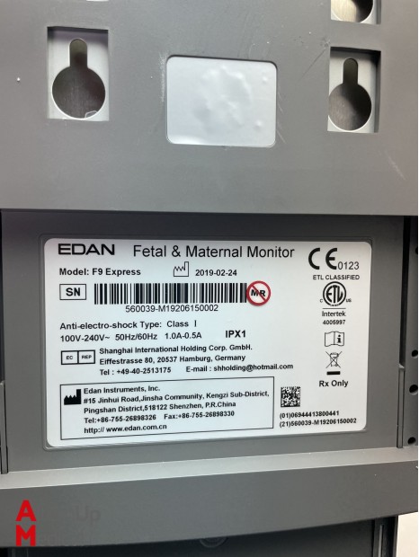 Edan F9 Express Fetal Monitor Cardiotocograph - Alternup Medical