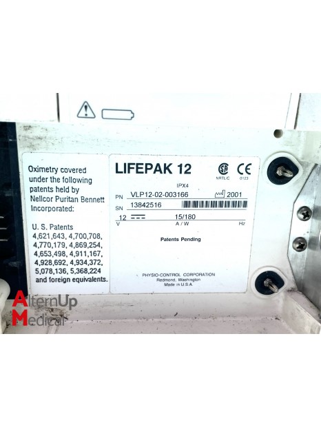 Physio-Control Lifepak 12 Defibrillator - Alternup Medica