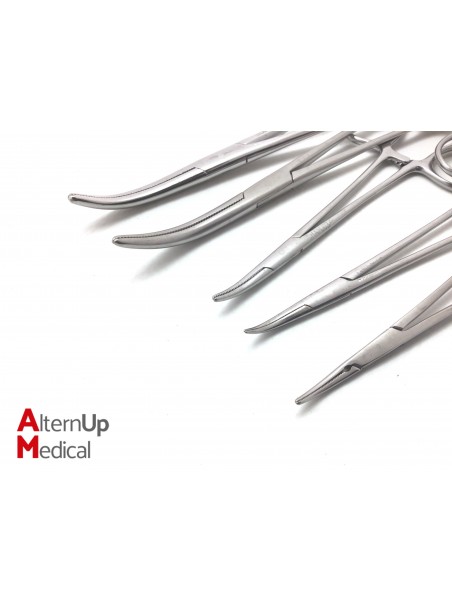 Set of 10 Landanger Faure Peritoneum Forceps - Alternup Medical