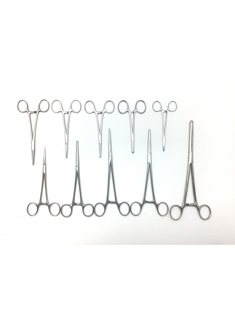 Set of 10 Landanger-Bardenat Crile Artery Forceps - Alternup Medical