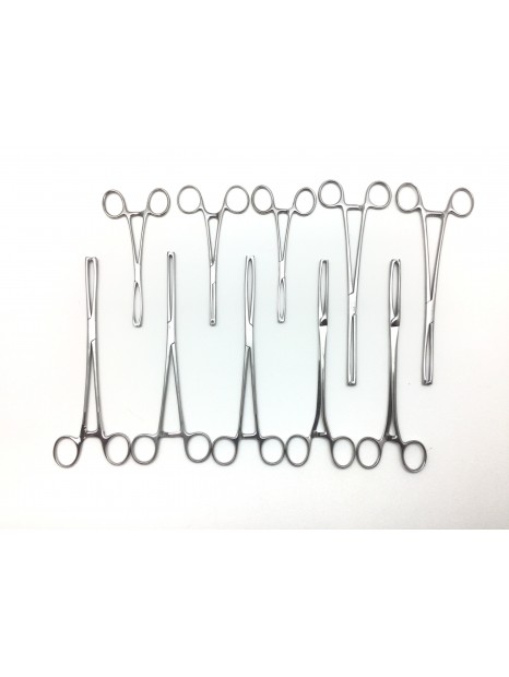 Set de 10 pinces à Tenaculum Utérin Landanger - Alternup Medical