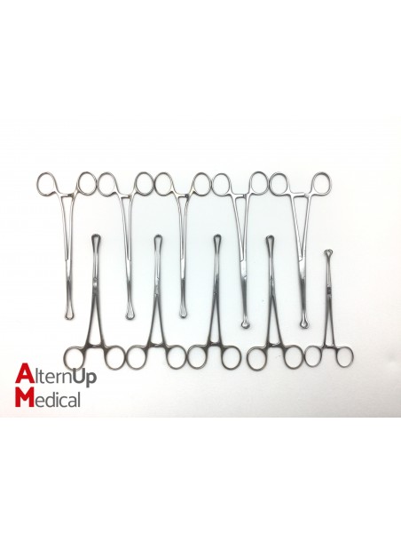 Set of 10 Dissecting Forceps - Alternup Medical
